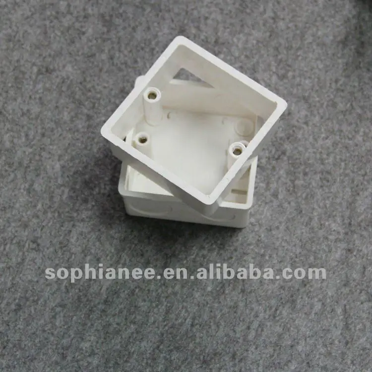 3x3 Plastic PVC Surface Box - IP65 Protection & Forged Technics