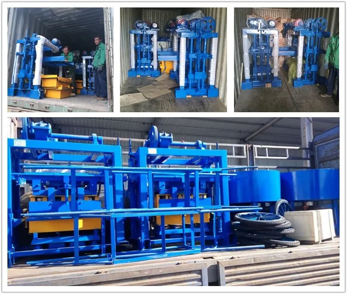 Qt4-40 Block Making Machine Qt40-2 Brick Moulding Machines In Zimbabwe ...
