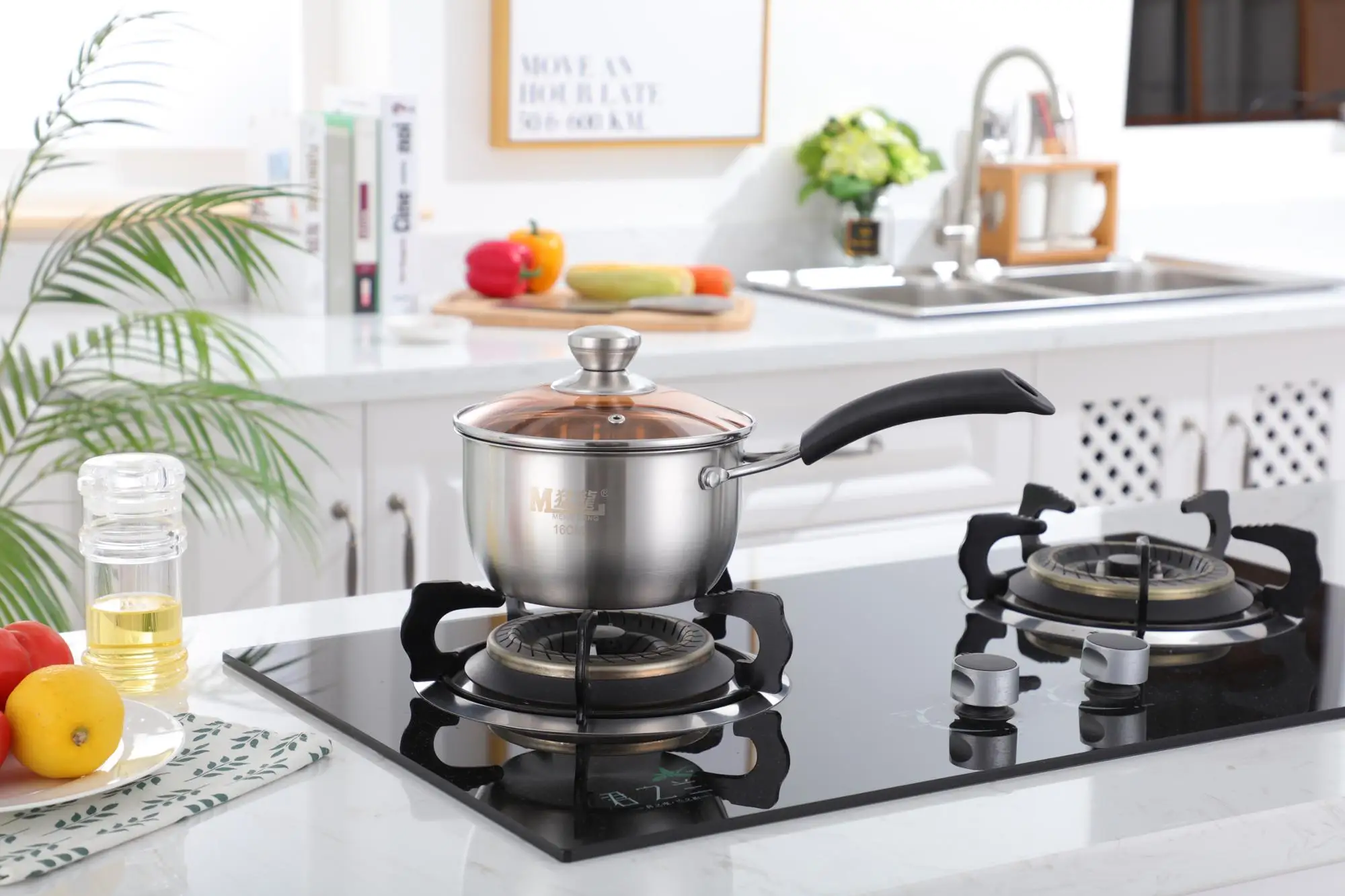 High Quality Stainless Steel Pot Spout Korean Soup Pot