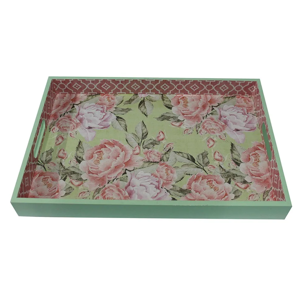 Mdf Lacquer Rectangle Serving Tray - Buy Lacquer Tray Black Product on ...