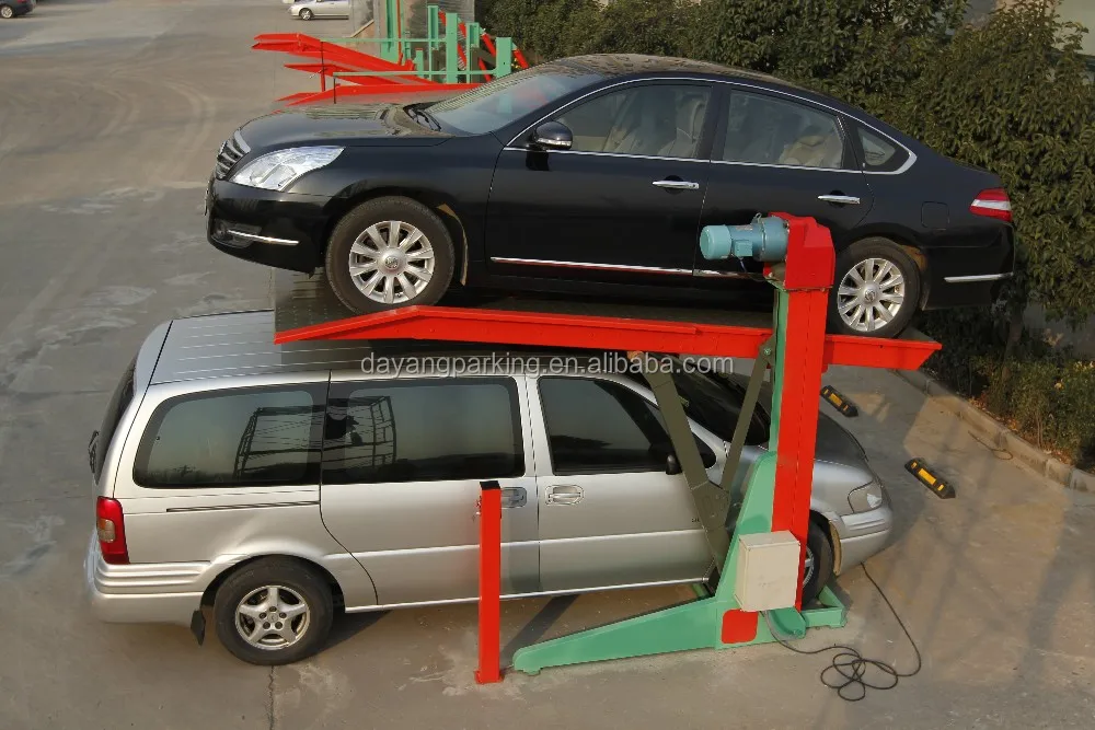 Motor Steel Wire Rope Mechanical Double Deck Car Parking System
