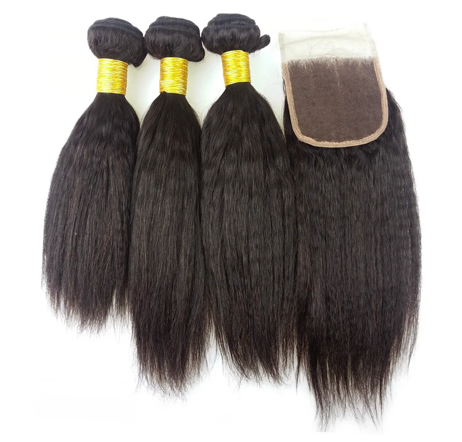 Free Sample Hair Bundles With Closure Unprocessed Natural Color Braid ...