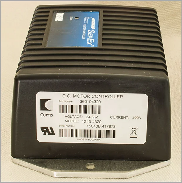 Curtis Programmable Dc Sepex Motor Controller With Canbus Model 1243c ...