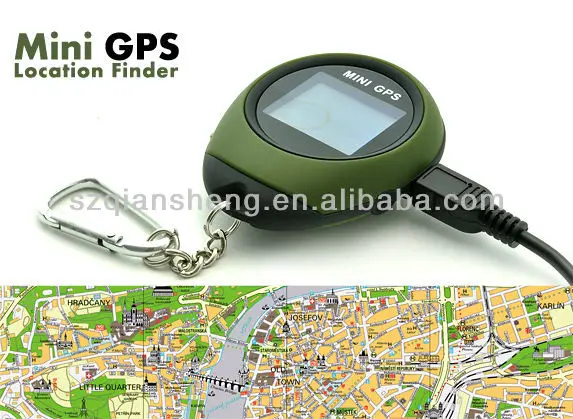Mini GPS Location Finder with Geographic Coordinates