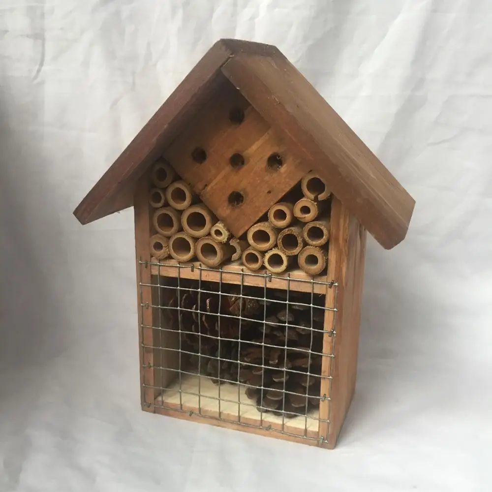 New Design Natural Wooden Insect House,Insect Hotel,Bee House For ...