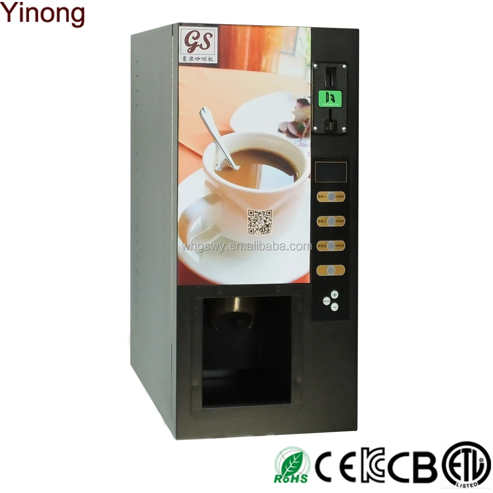 Automatic Vending Coffee Machine Carbon Steel Shell,Stainless Steel 3 ...