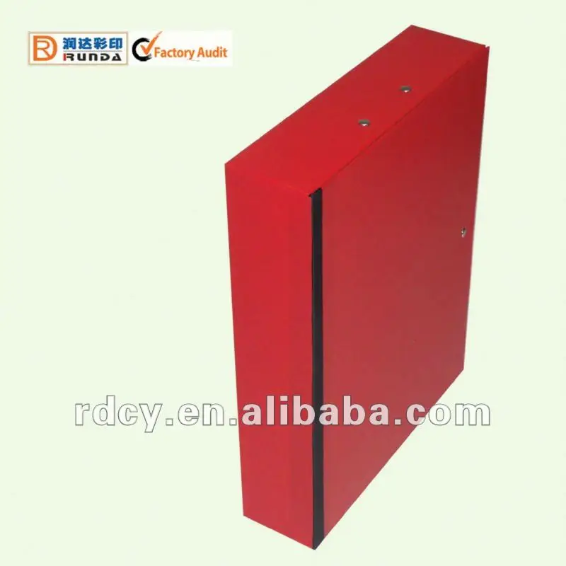 Popular Fc/a4 Rigid Box File With Plastic Clip And Finger Ring - Buy ...