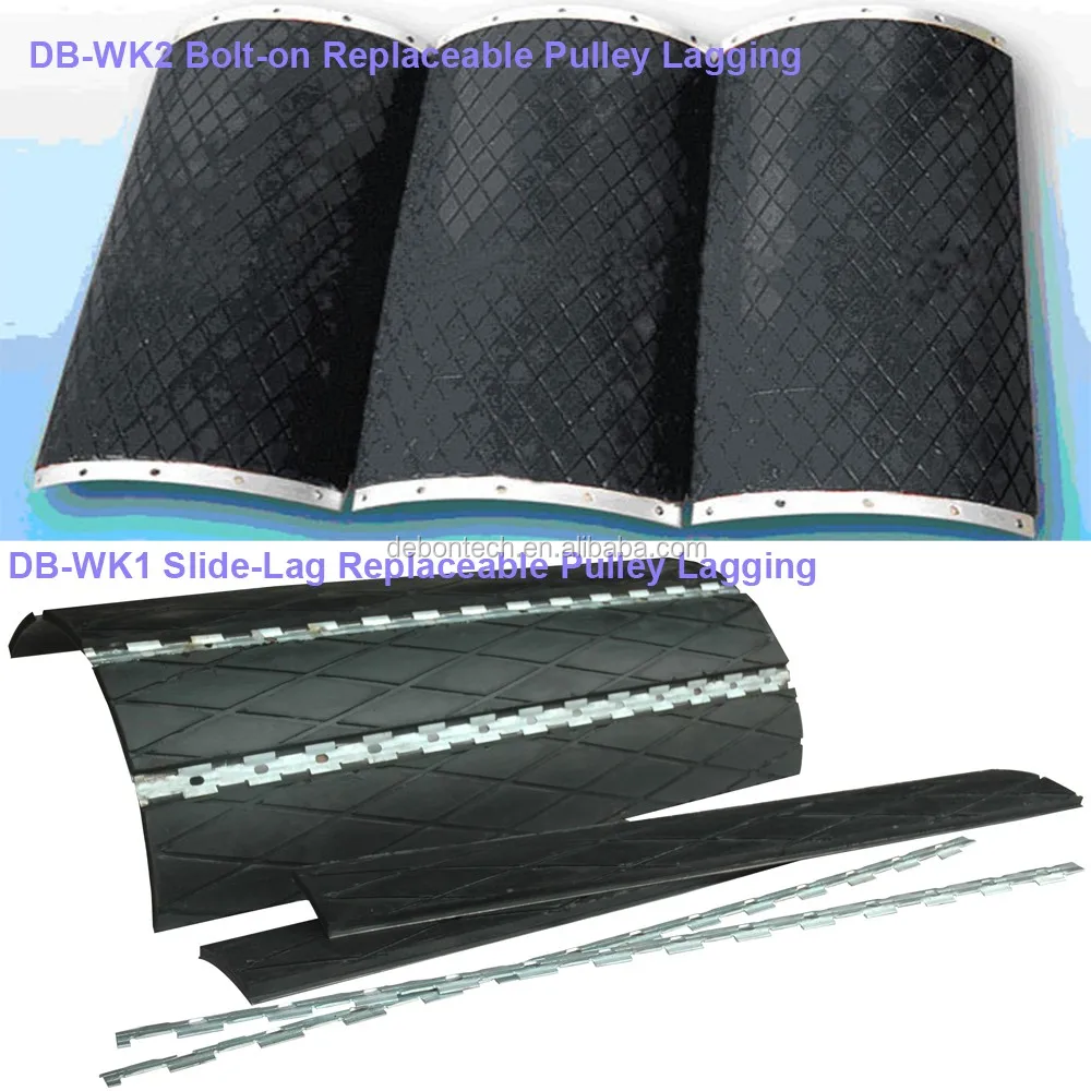 Weld on Pulley Slide Lagging Rubber Sheet - Durable & Efficient