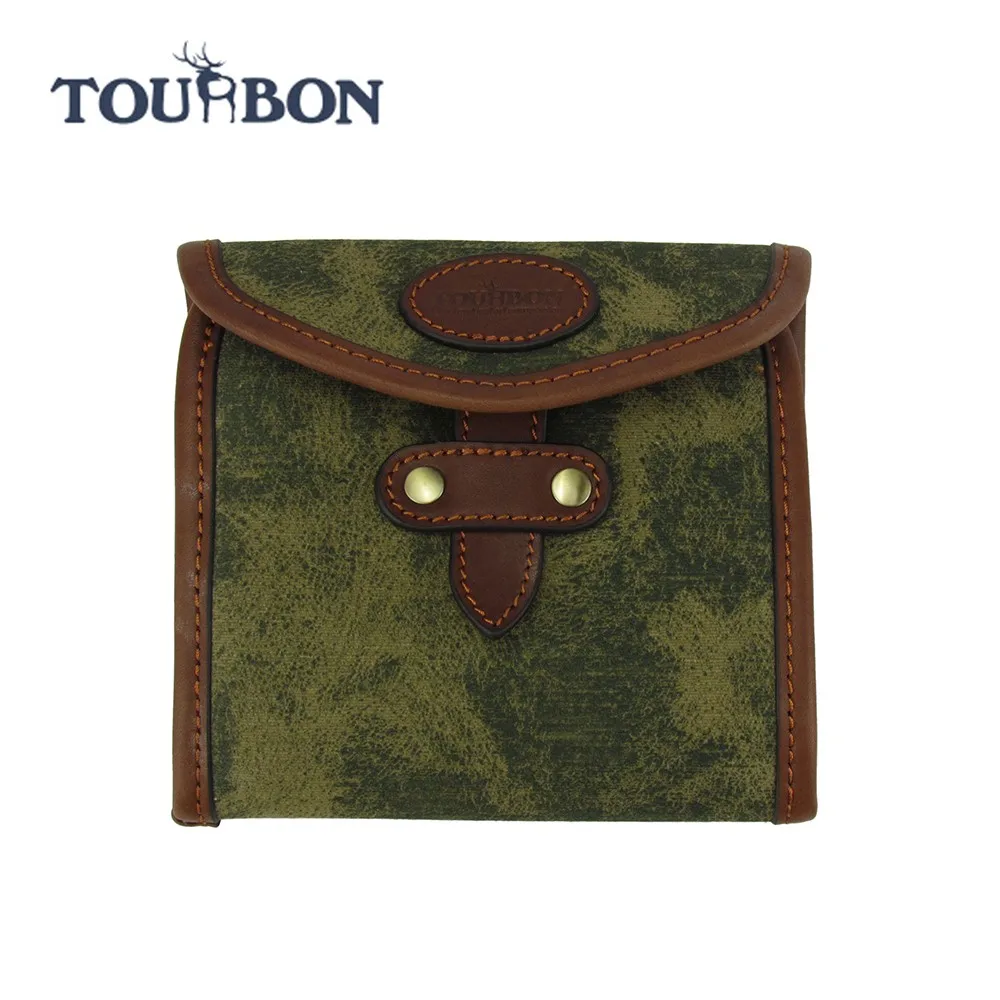 Tourbon Most Popular Canvas And Genuine Leather Fly Fishing Wallet ...