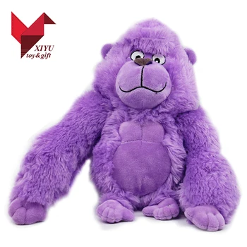 Good Quality New Style Soft Purple Monkey Gorilla Plush Toys - Buy ...