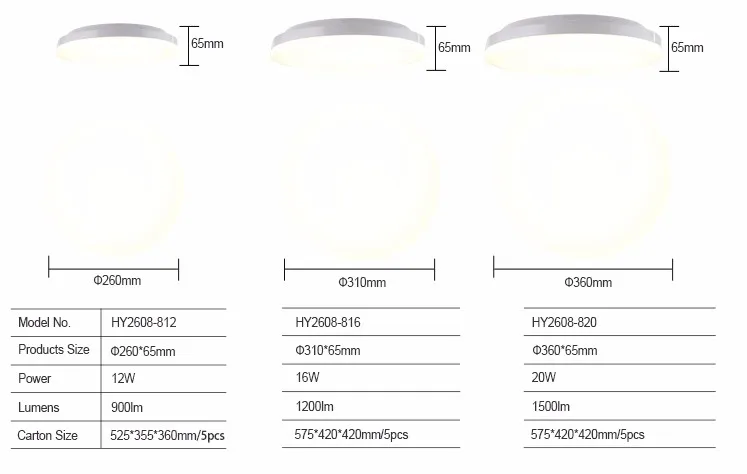 16w Modern Design Round Led Ceiling Light Fixture - Buy Ceiling Light ...