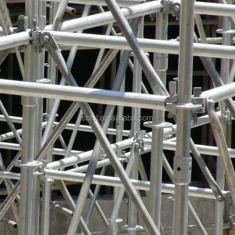 Ringlock Scaffolding - Durable, Galvanized, and Versatile