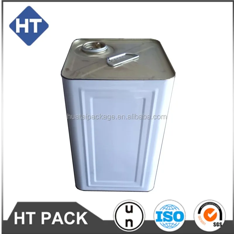 18L Square Tight Head Metal Pail for Oil & Solvent Packaging