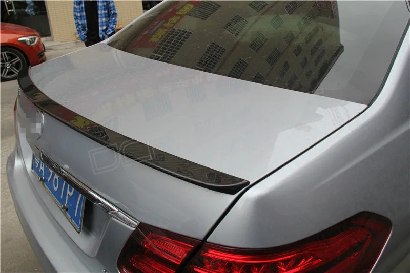 W212 Spoiler Carbon Fiber Rear Spoiler for Mercedes E Class W212 Sedan ...