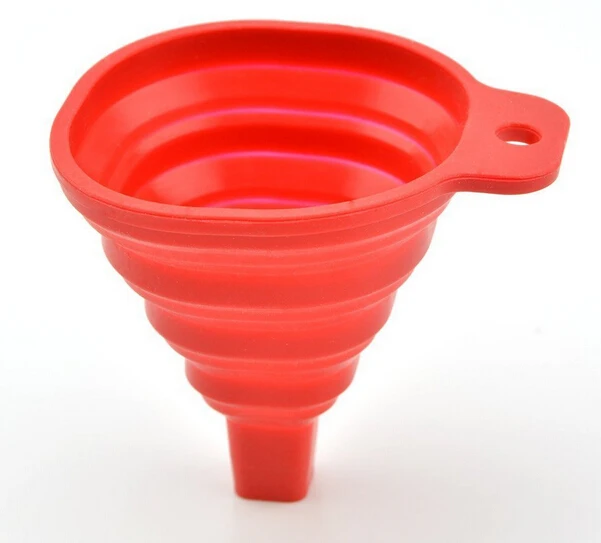 Silicone Multifunctional Funnel,Canning Collapsible Silicone Funnel ...