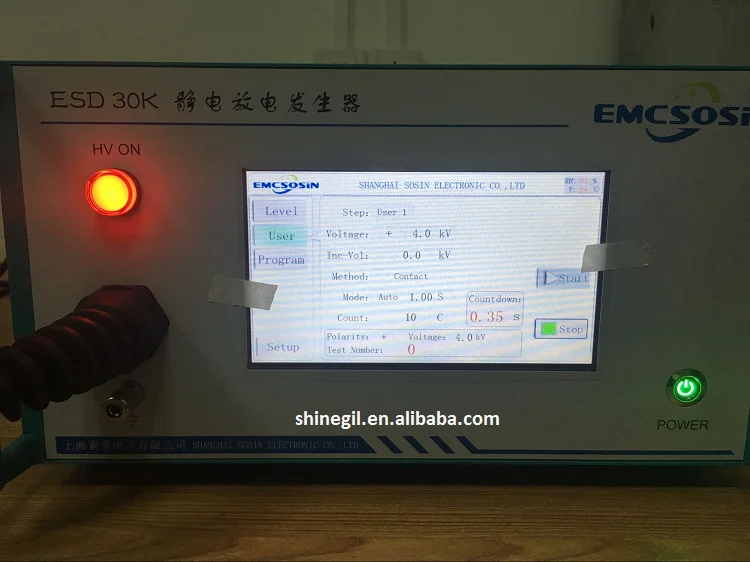 EMC Test Kit IEC 61000-4-2 - ESD Simulator for Antistatic Testing