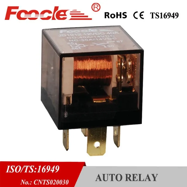 Automotive Rely 50a Double Contact Relay 5pin 12v 40a Led - Buy ...
