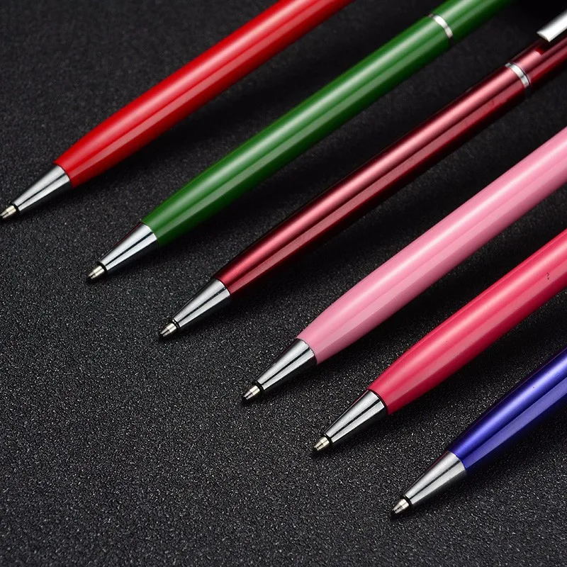 China Pen Factory Rubber Top Stylus Touch Screen Metal Slim Promotional ...