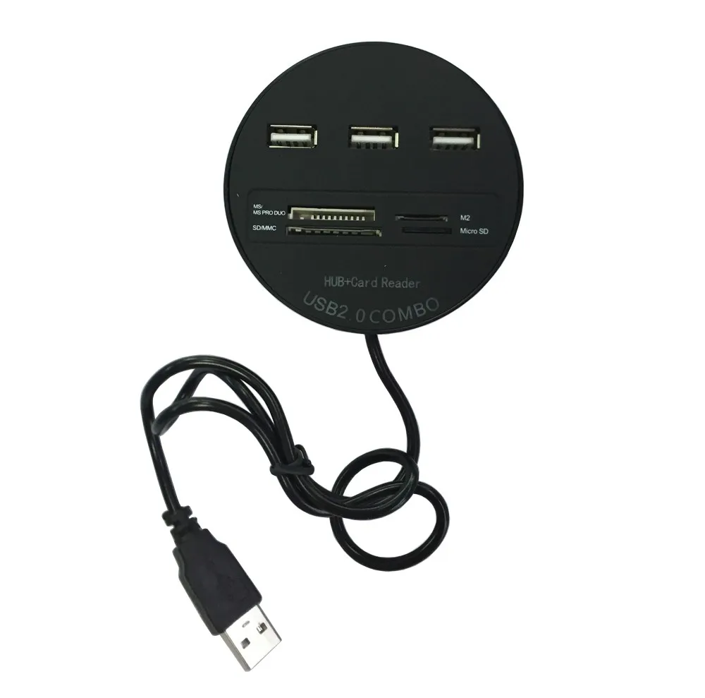 Wholesale Square Shape Light Up 3 Port Usb Hub 2.0 Combo With Card ...