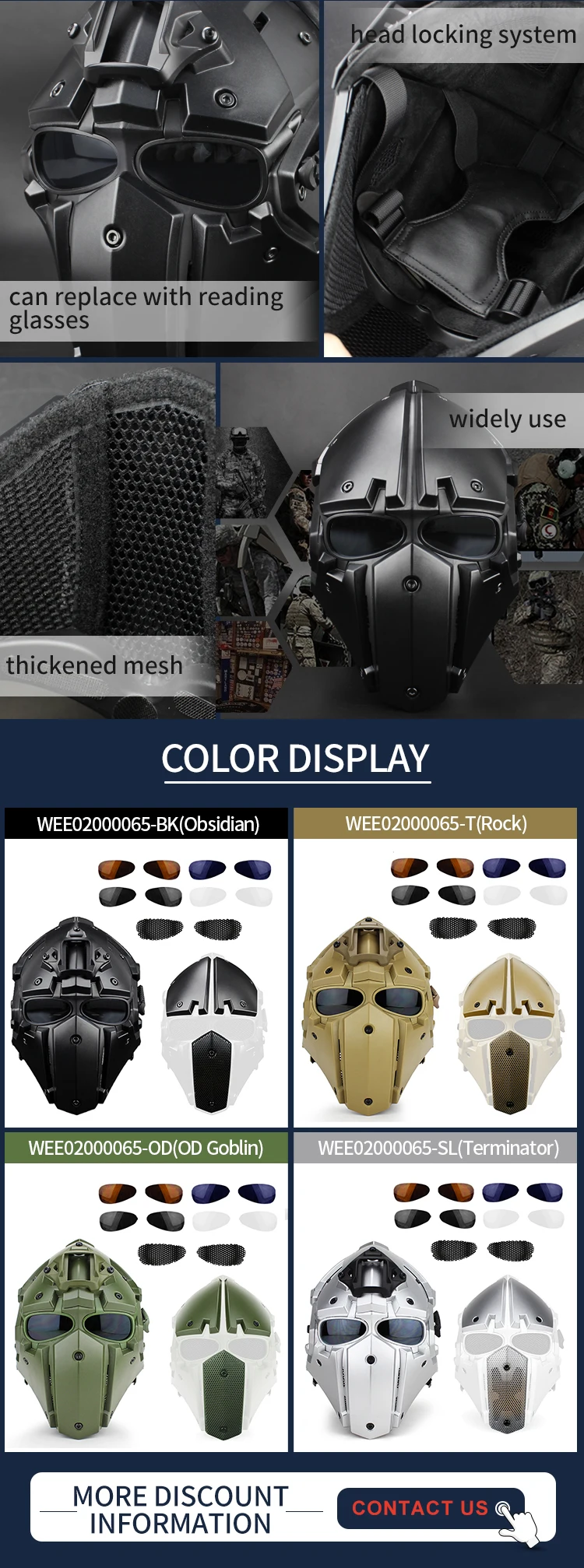 Widely Use Fully Enclosed Vintage Modular Design Military Full Face ...