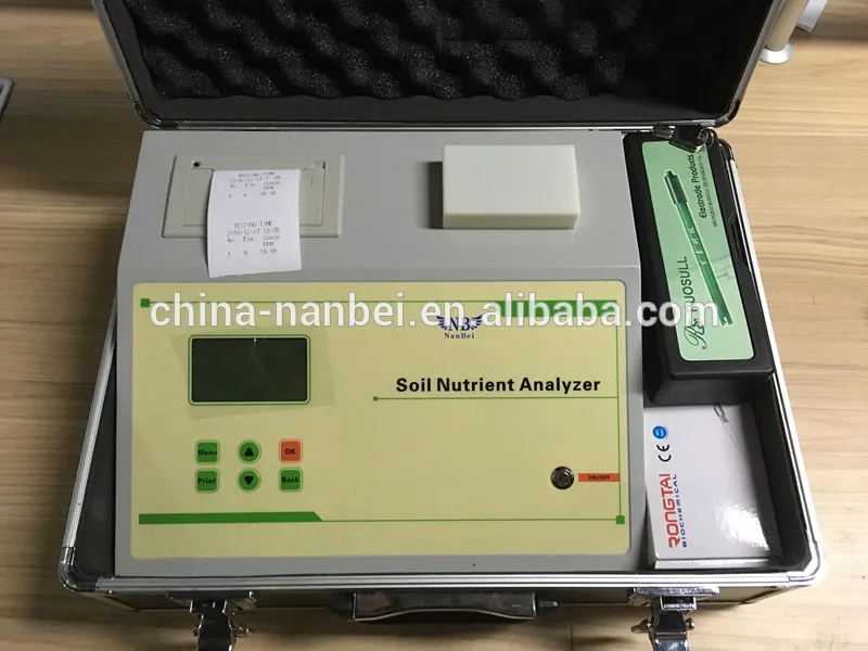 Soil Nutrient Analyzer With Crops Fertilization Guidance - Buy Soil ...