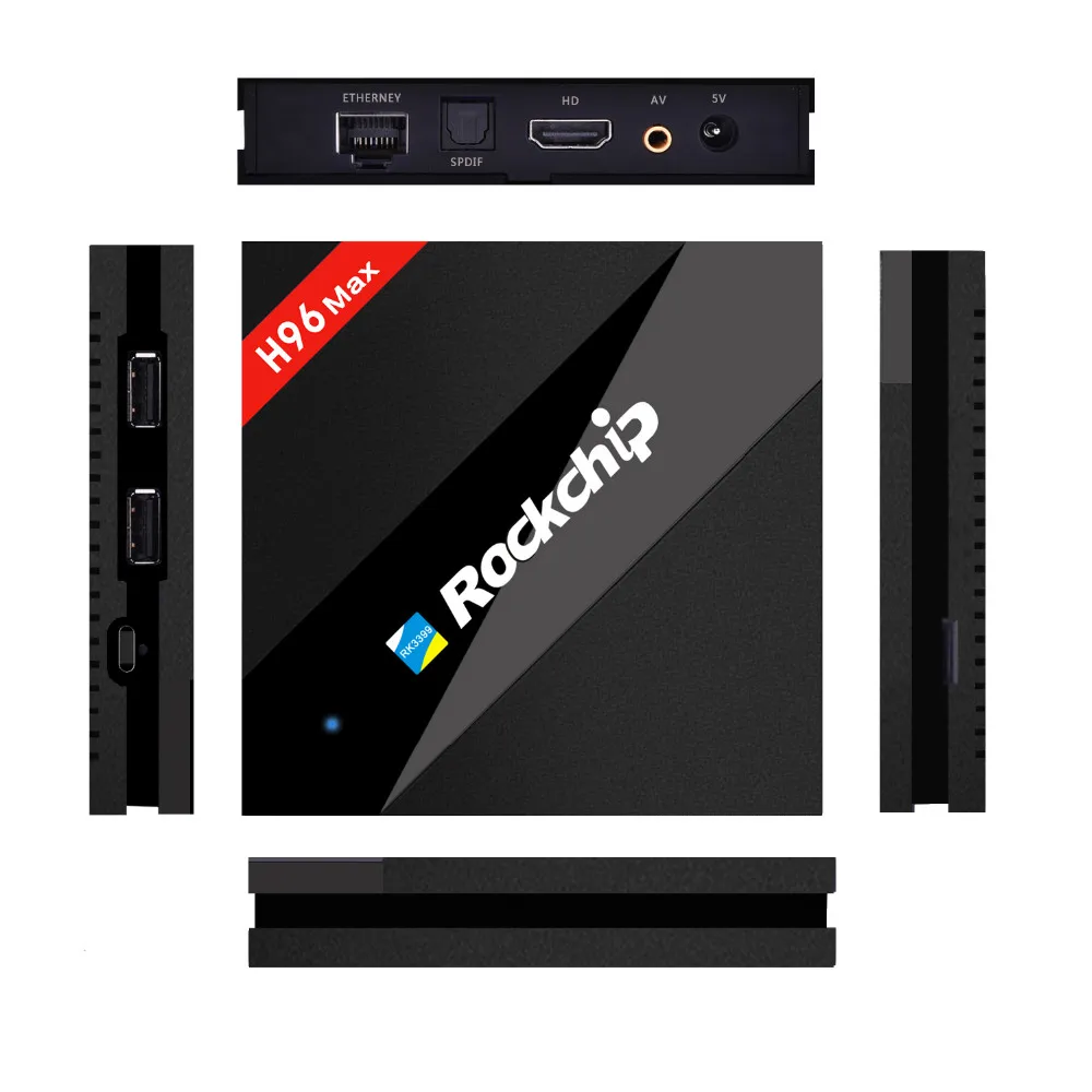 New Arrival Full Hd 1080p Video Tv Box Rk3399 Rockchip 6-core Cpu 4 ...