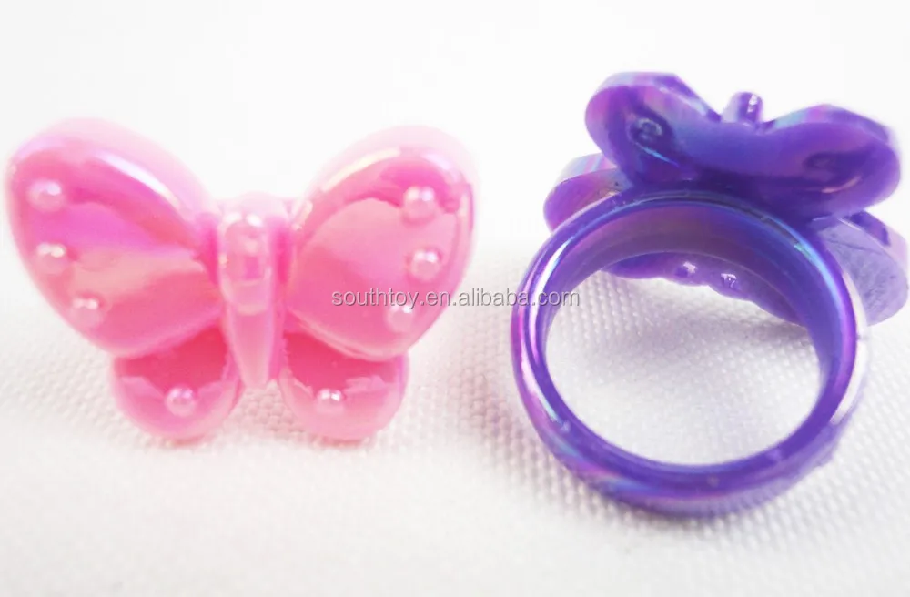Cheap Children Plastic Finger Rings Toy For Girls Party Favor - Buy ...