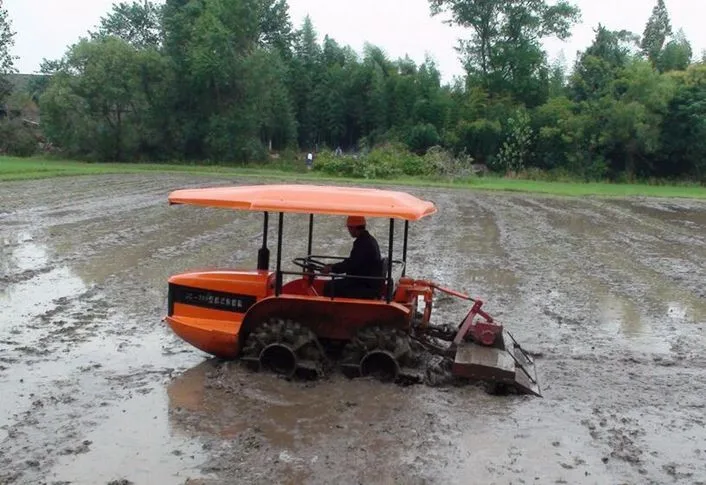 New 70hp Boat Tractor For Rice Paddy Field And Dry Land,Tractor For ...
