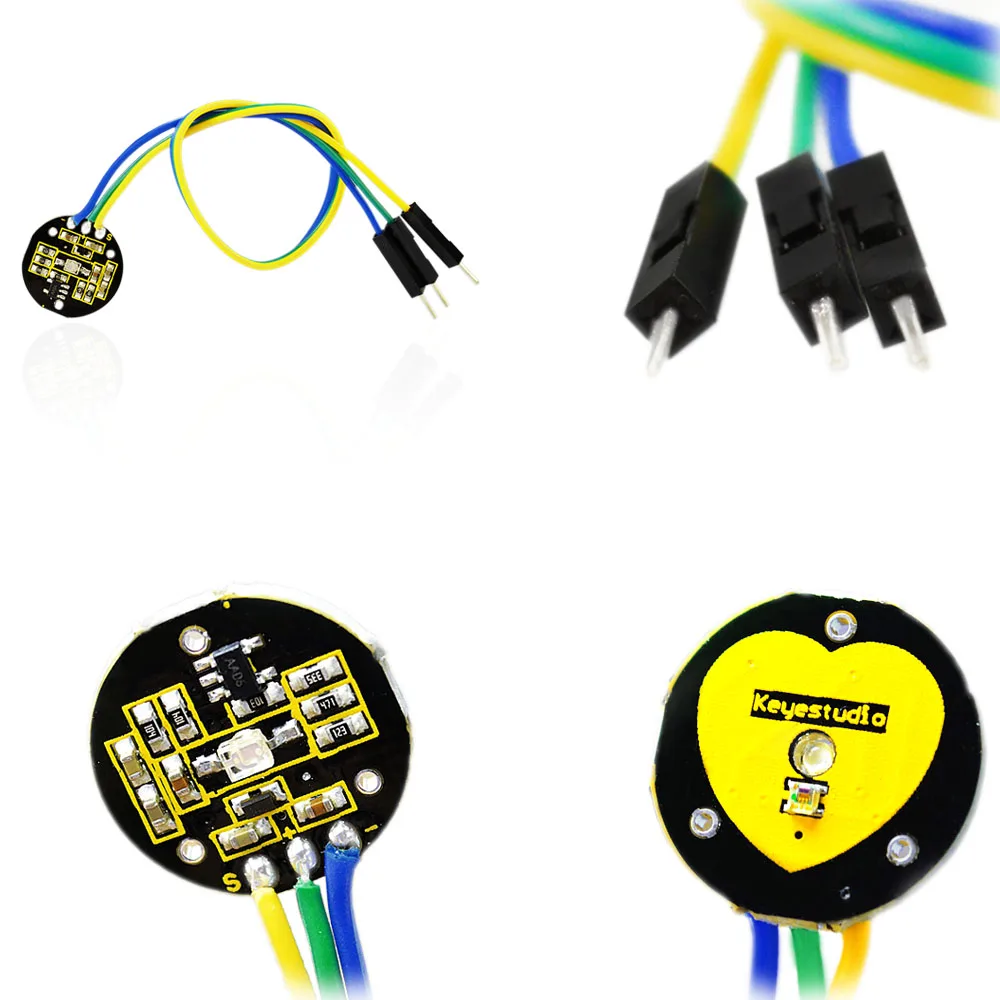 Keyestudio Xd-58c Pulsesensor Pulse Develop Open Source Hardware Heart ...