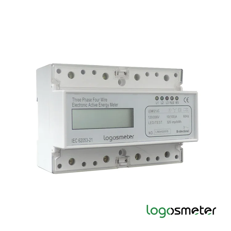 Three Phase Solar Meter Bi-directional Electronic Kwh Meter Lem021jc Bi-directional - Buy Bi ...