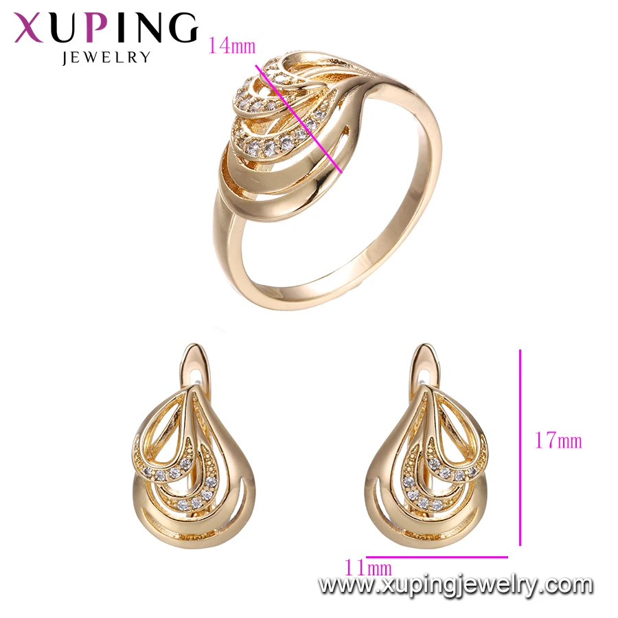 Elegant 18k Gold Plated Jewelry Set for Women - XUPING