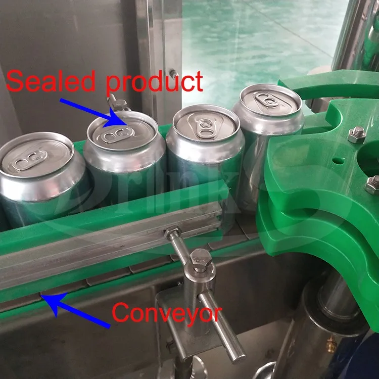 Carbonated Beverage Can Filling Machine Aluminium Can Production Line ...