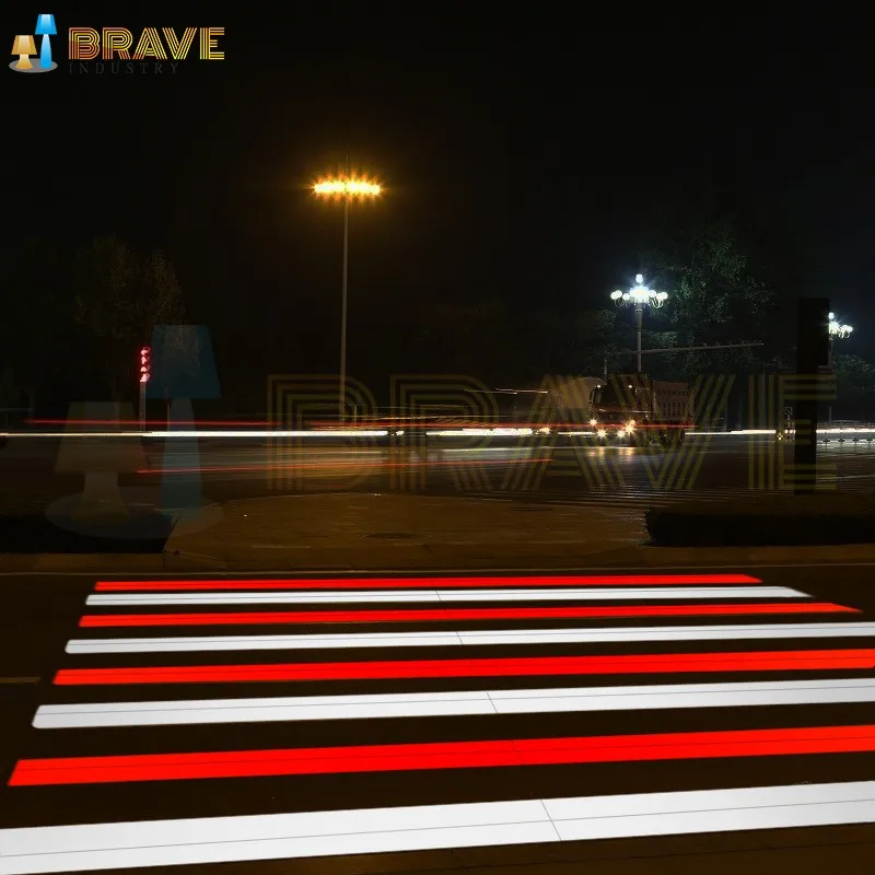Zebra Crossing Line Led Warning Lights Ip68 Waterproof Zebra Led Light ...