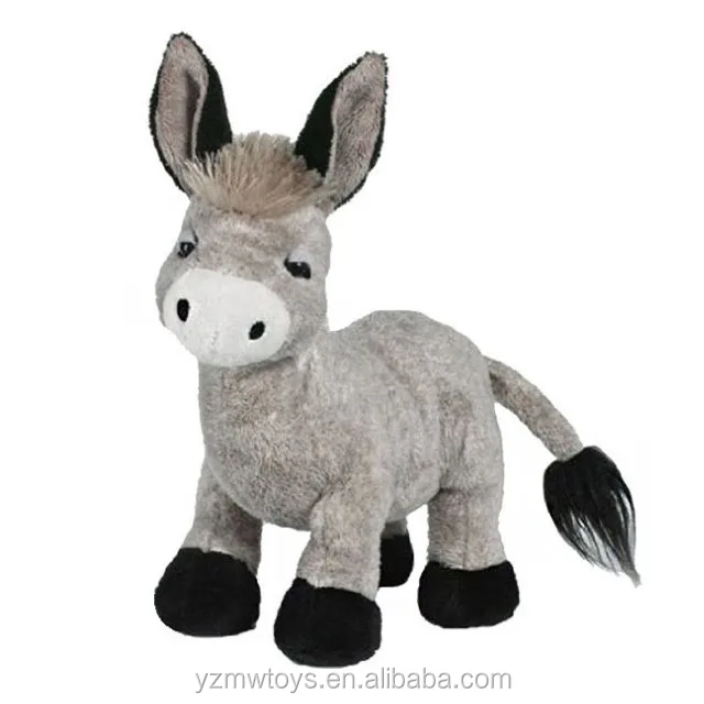 Realistic Stuffed Donkey Plush Toy - Perfect for Kids & Decorative Use ...