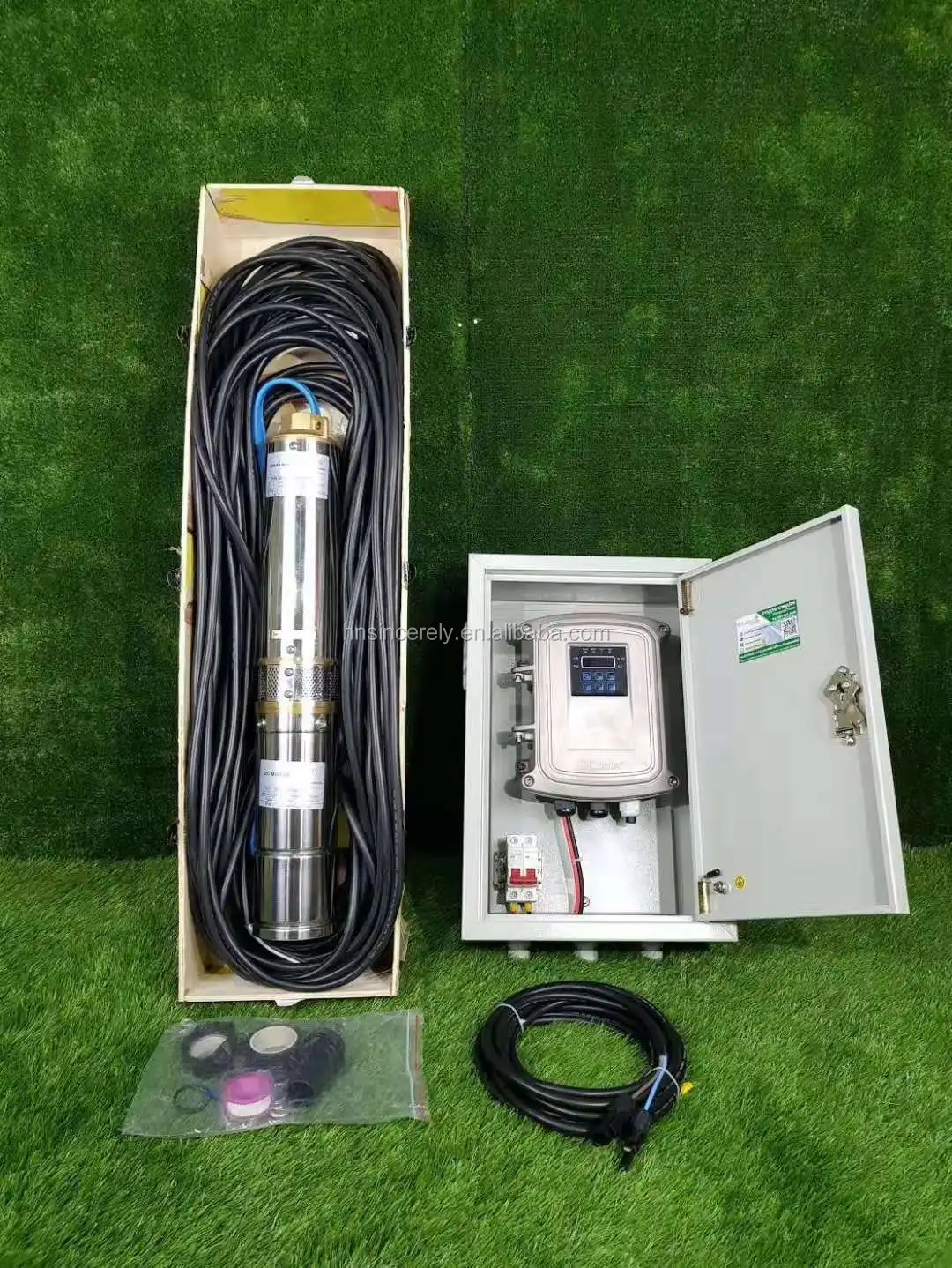 Solar Powered Submersible Deep Well Water Pumps 24v Dc Water Pump For ...