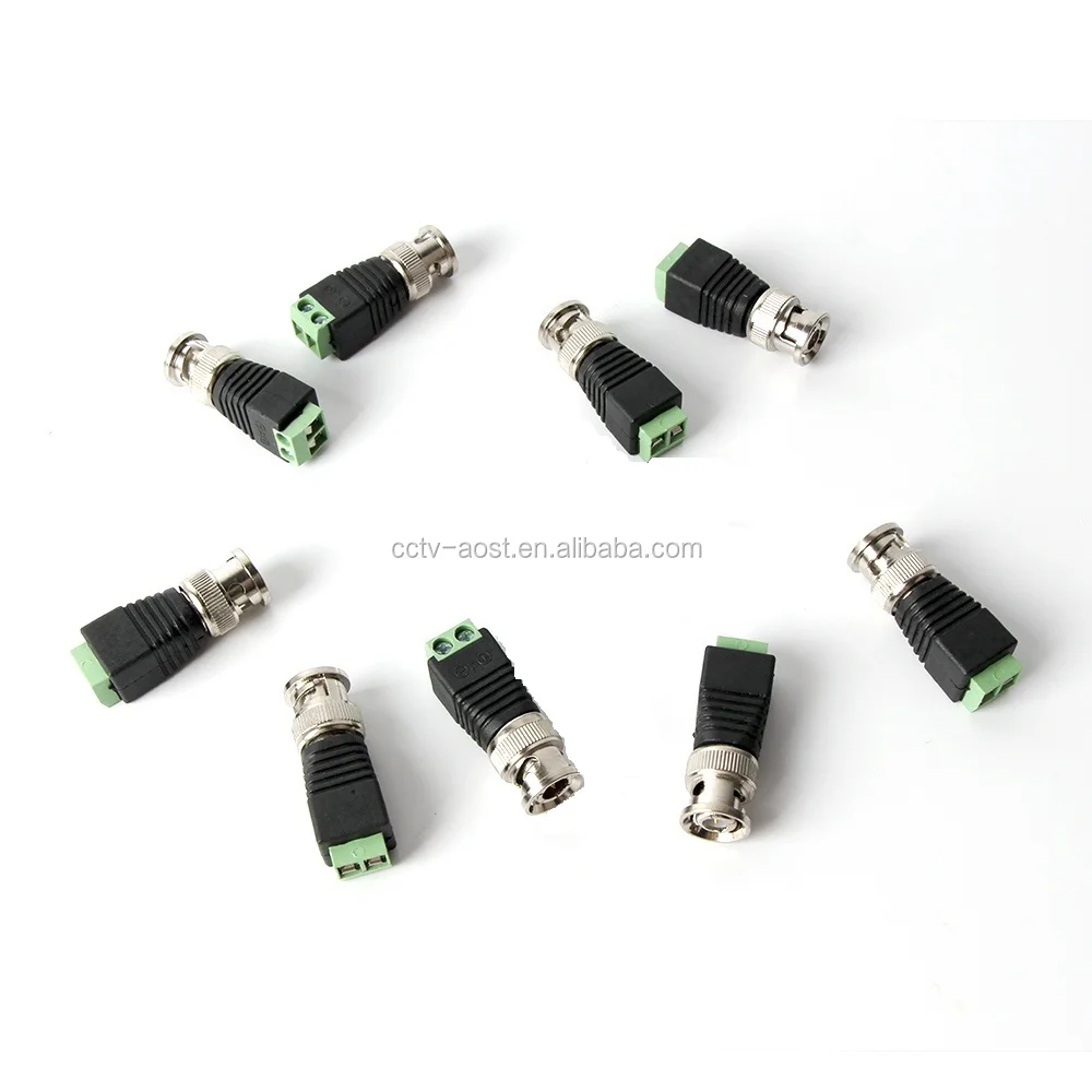 Bnc Male Terminator Connector Cctv Accessories Rj45 To Bnc 4k Active ...
