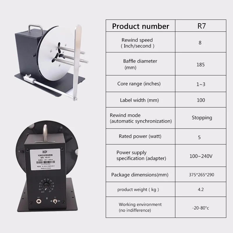 Label Rewinder With Counter Label Electric Counting Machine Guangzhou ...