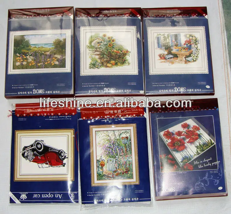 Handmade Examples Of Handicrafts Kit For Embroidery For Home Decoration ...