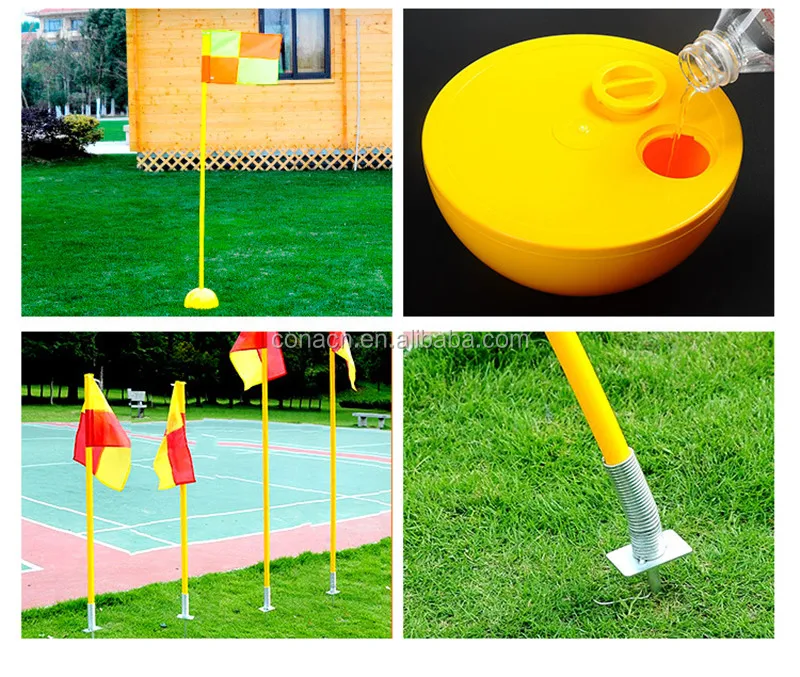 Adjustable Folding Plastic Pole Agility Training Soccer Equipment ...
