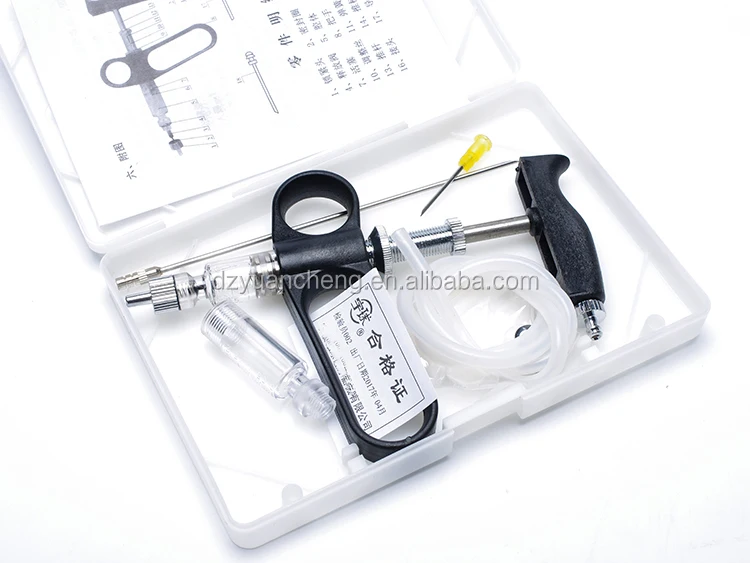 1ml Automatic Poultry Vaccine Syringe Veterinary Syringe Injector 2ml ...