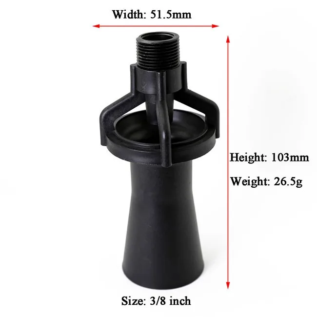 1 Inch Polypropylene Plastic Water Tank Mixing Eductor Spray Nozzle ...