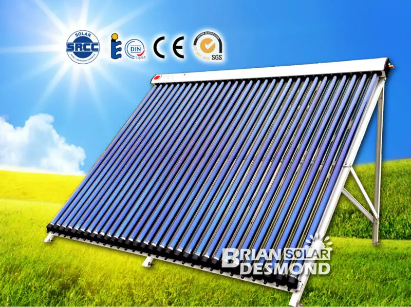 European Heat Pipe Manifold Solar Collector - Buy Heat Pipe Manifold ...