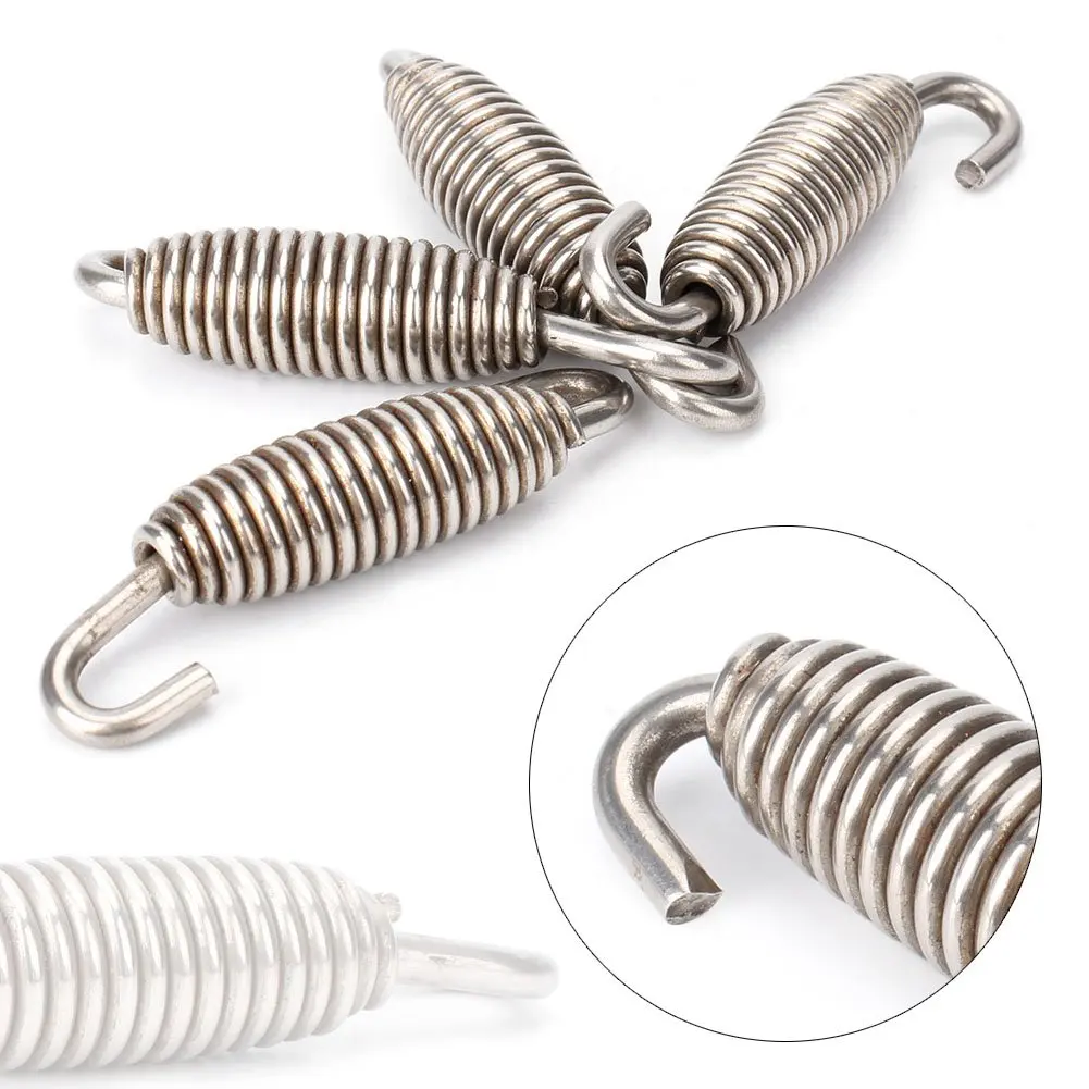 Afr Stainless Steel Motorcycle Short Exhaust Pipe Muffler Springs ...