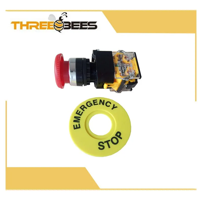 Waterproof Emergency Stop Plastic Push Button Switch| Alibaba.com