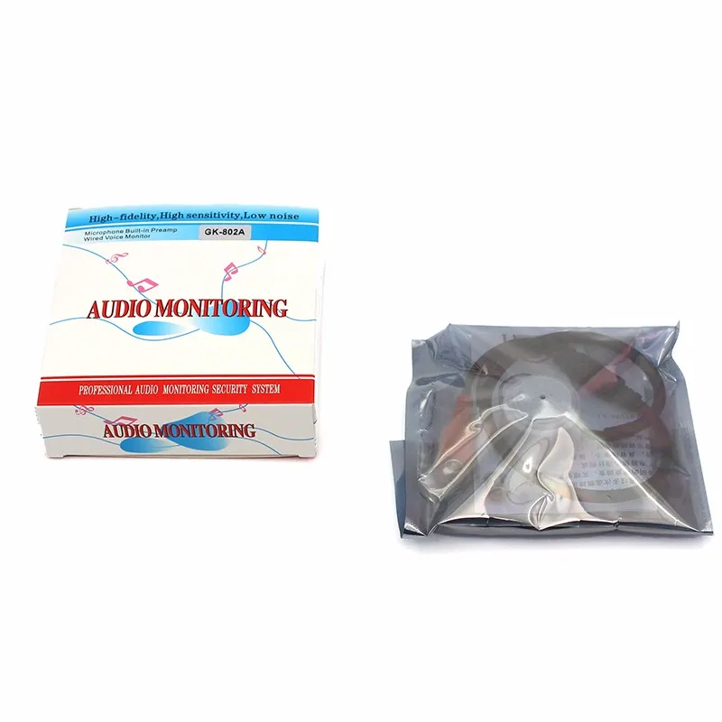 Noise Reduction Audio Wired CCTV Microphone for Surveillance