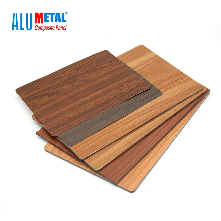 Wood Grain Alucobond Interior Wall Board Aluminum Composite Panel ...