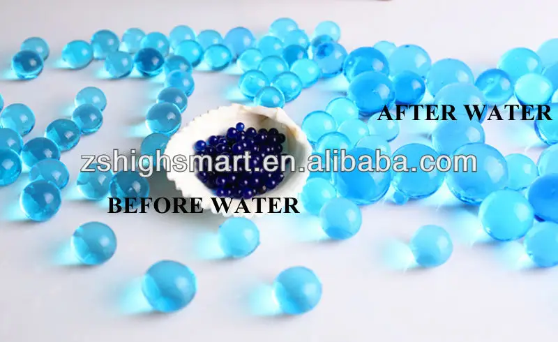 Blue Water Absorbing Polymer Balls For Plant - Buy Water Absorbing ...