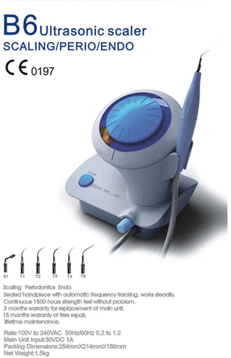 Newest Dental Ultrasonic Scaler Ce Approved - Buy Ultrasonic Scaler B6 ...