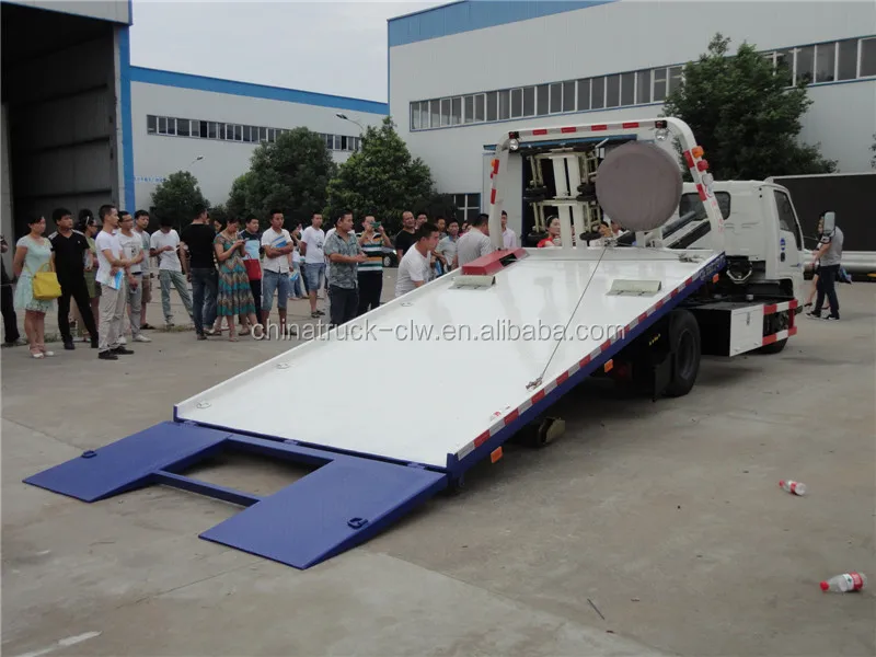 Dfac Tow Wrecker Two Cars Lift Slide Bed Flat Break Down Towing Cars ...