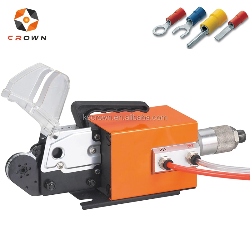 Pneumatic Terminal Crimper - AM6-6 Hexagonal Crimp Machine
